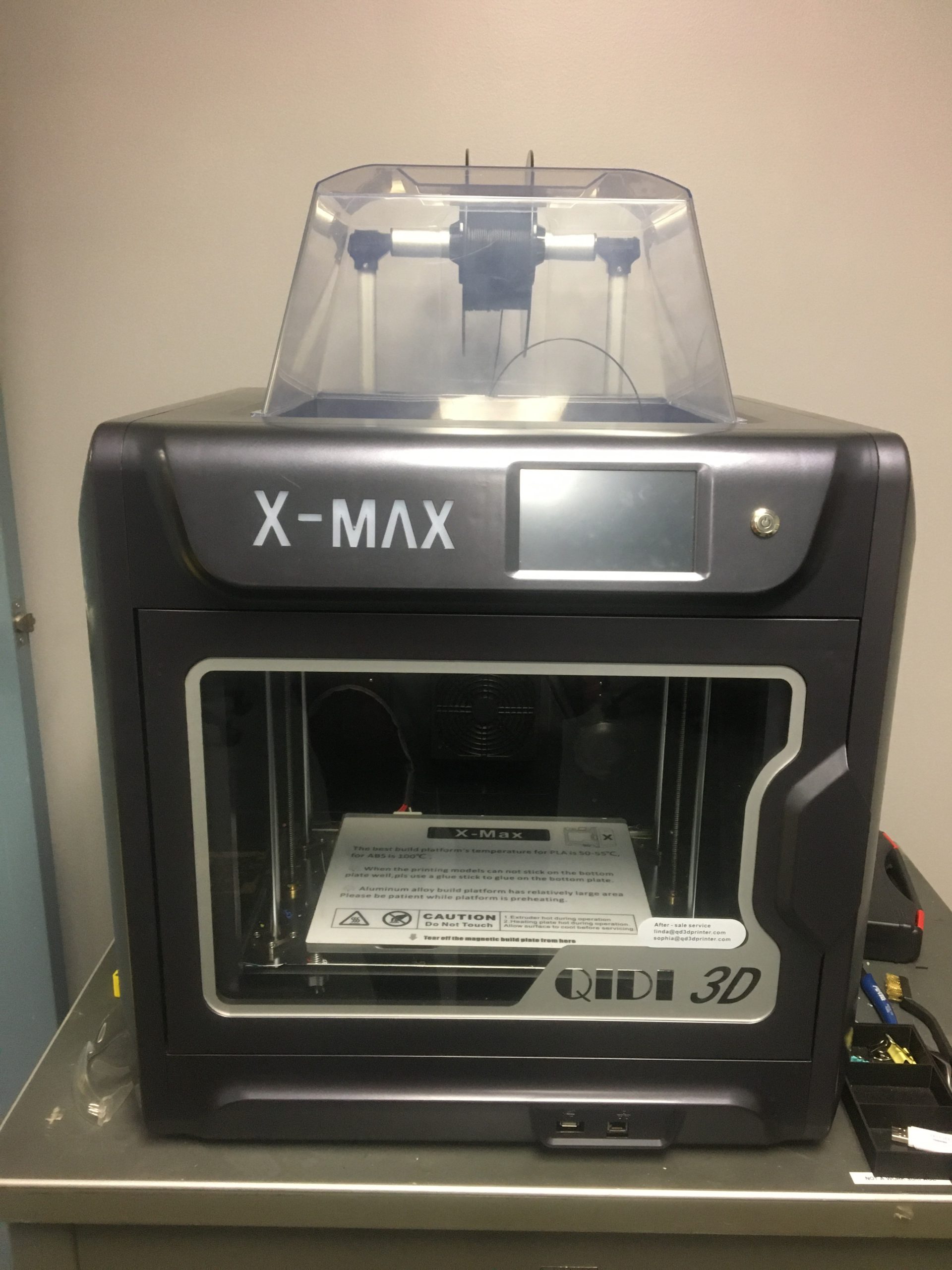 Qidi Large Volume 3D printer – x-max - Concord Makerspace