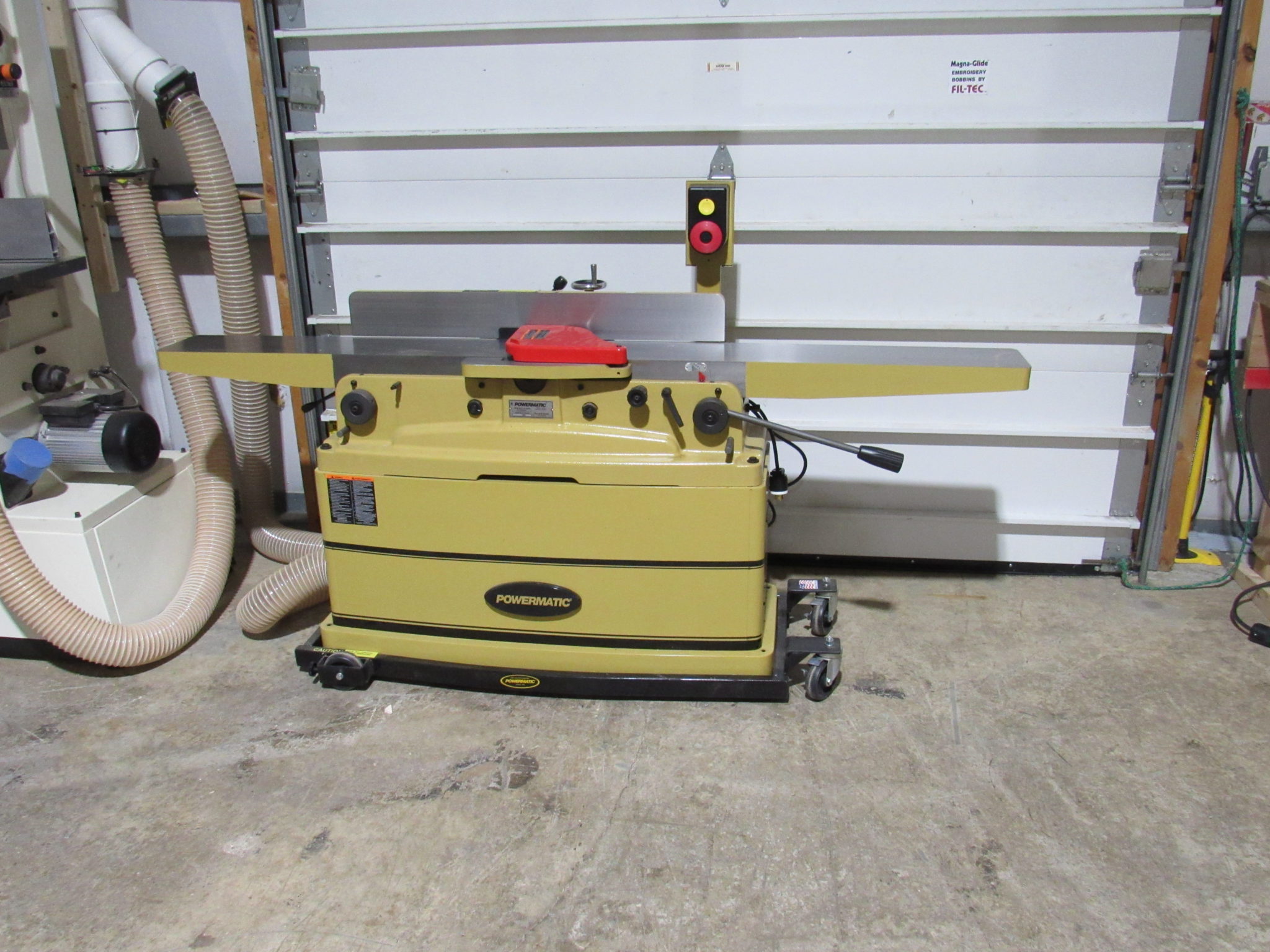 Powermatic 8 Inch Helical Head Parallelogram Jointer - Concord Makerspace